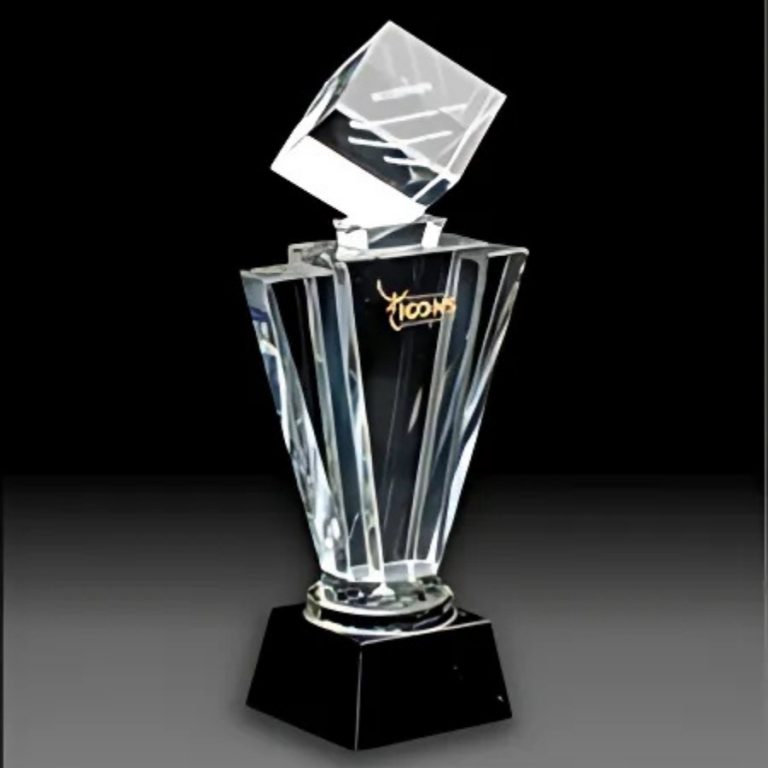 Crystal And Acrylic Trophies | 3D Engraved Awards India